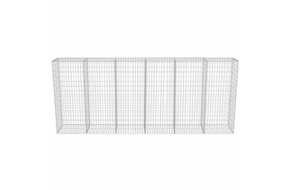 Mur en gabion avec couvercles Acier galvanisé 300 x 50 x 150 cm - SAS ...